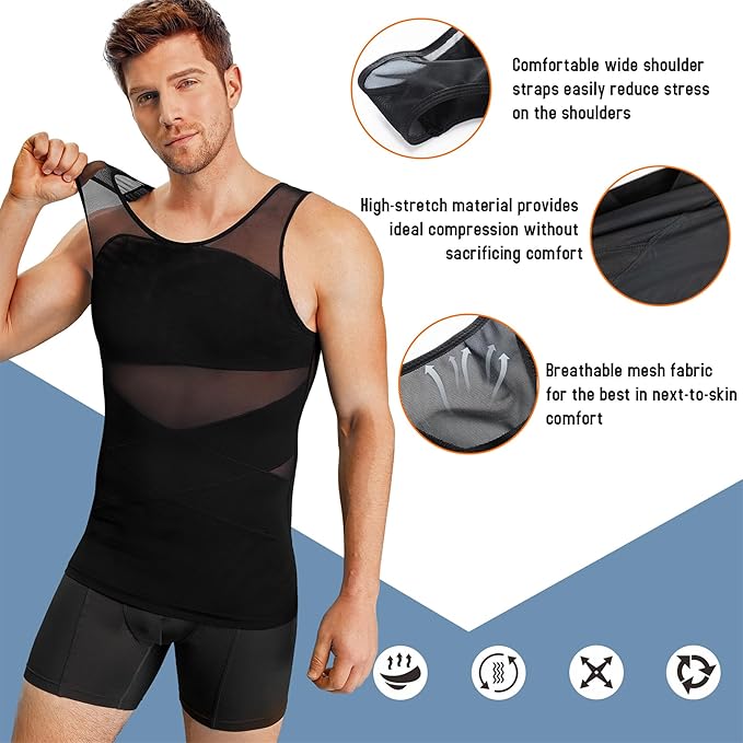 CoreForm Men’s Body Shaper Tank – xeemartpk