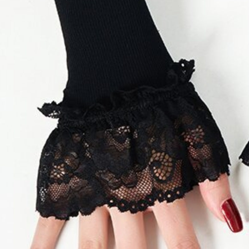 Elegant Lace Flare Cuffs – xeemartpk